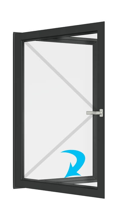 Inswing Aluminum Windows - Eco Windows USA