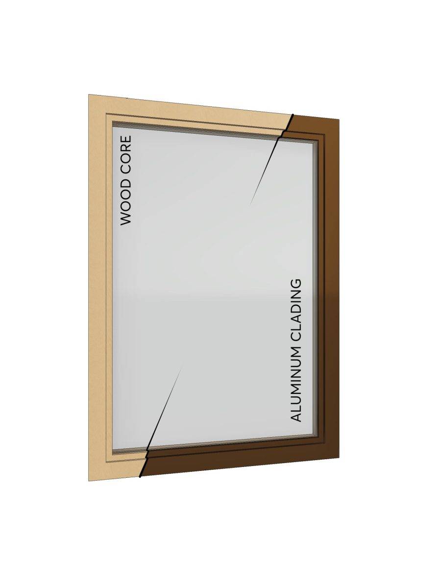 Simulated Hung AluClad Windows | Eco Windows USA