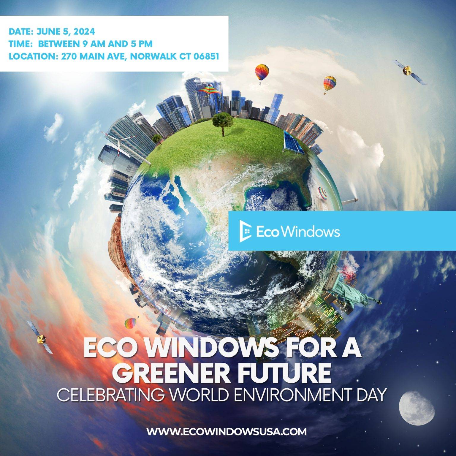 World Environment Day - Eco Windows for a 🌳 Greener Future