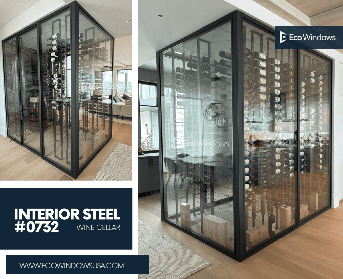 Greenwich Interior Steel Partition Walls #0732 | Eco Windows USA